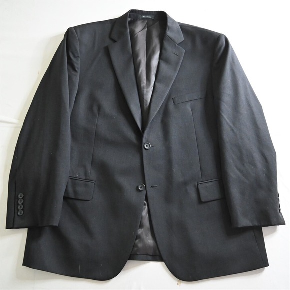Pronto Uomo Platinum 48R Gray 100% Wool Blazer Suit Jacket Sport Coat‎
